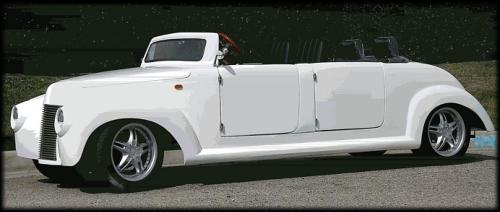 39 Hot Rod Roadster Electric Golf Cart