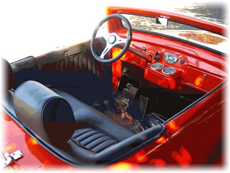 39 Hot Rod Roadster Electric Golf Cart